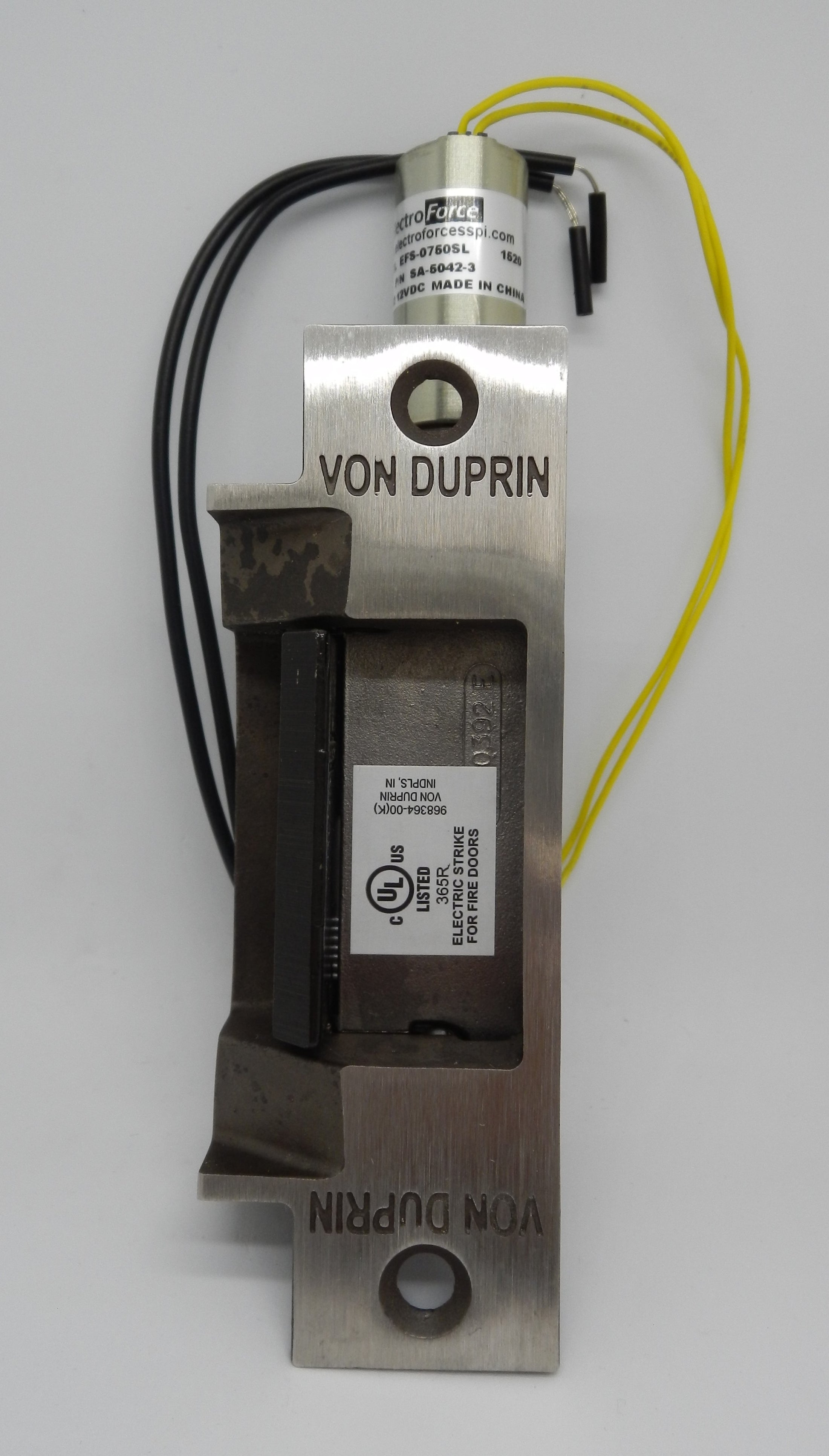 Von Duprin EFS-0750SL Electric Door Strike 12V AC/DC Bright Brass | 0 ...